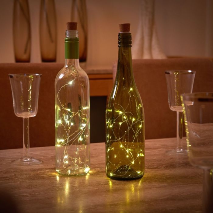 Fairy lights in bottles store